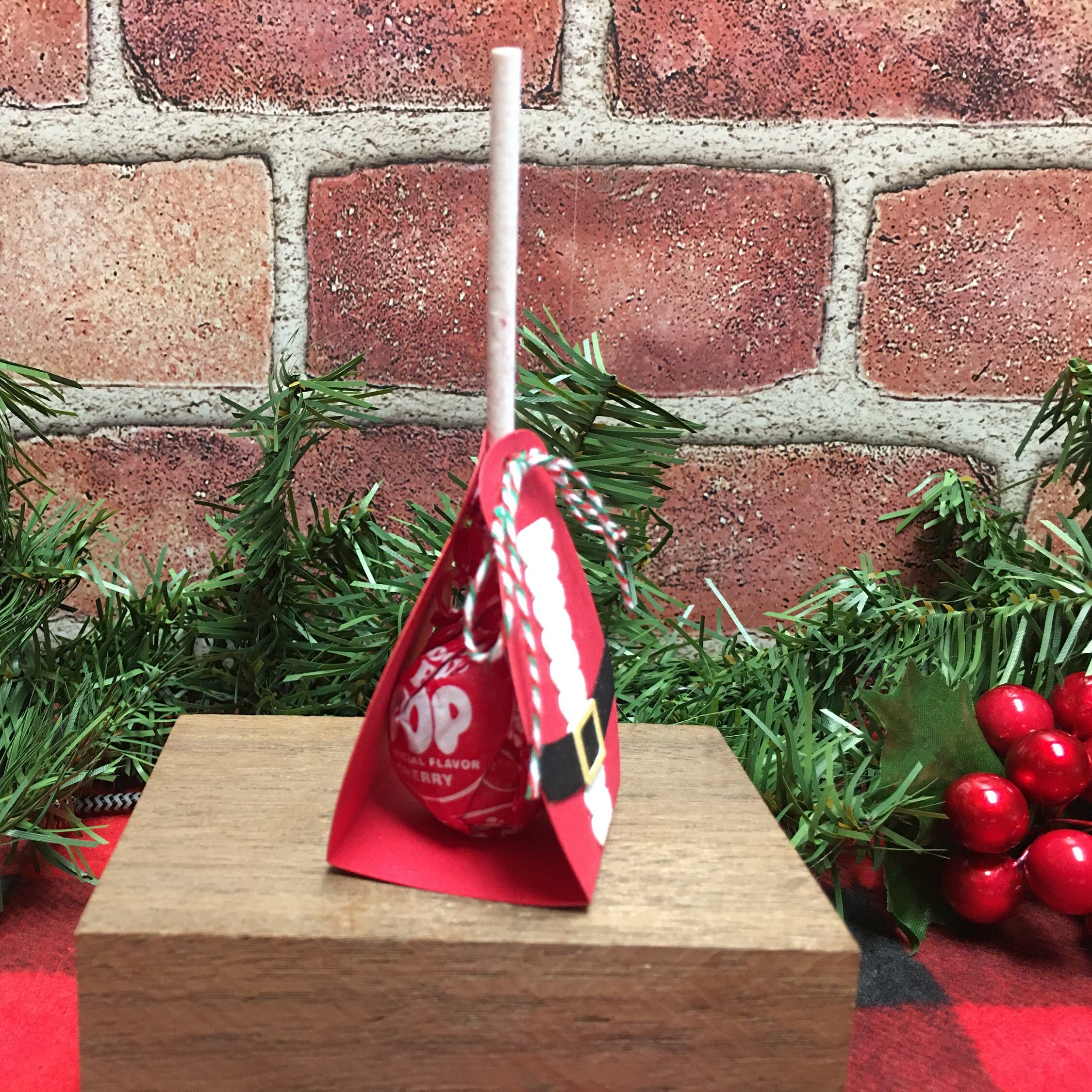 Santa Lollipop Holders: Christmas Party Favors, Set of 20 - Etsy