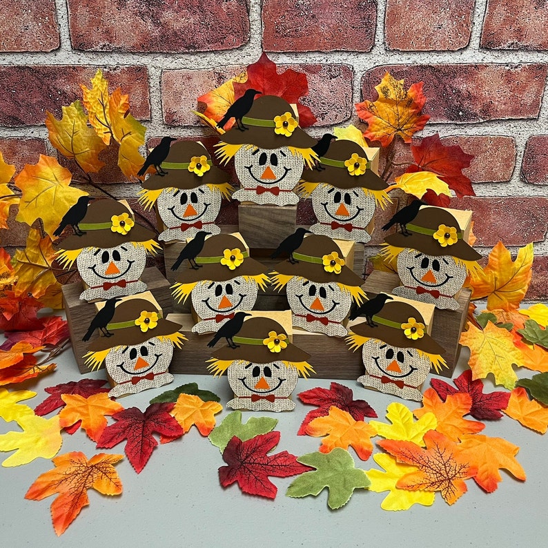 Scarecrow Treat Boxes: Fall Party Favors, Autumn Decor (set of 10) - Etsy