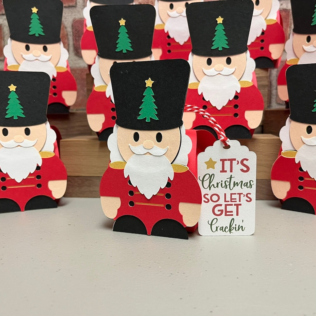 Nutcracker Treat Boxes: Christmas Party Favors, Set of 10 - Etsy
