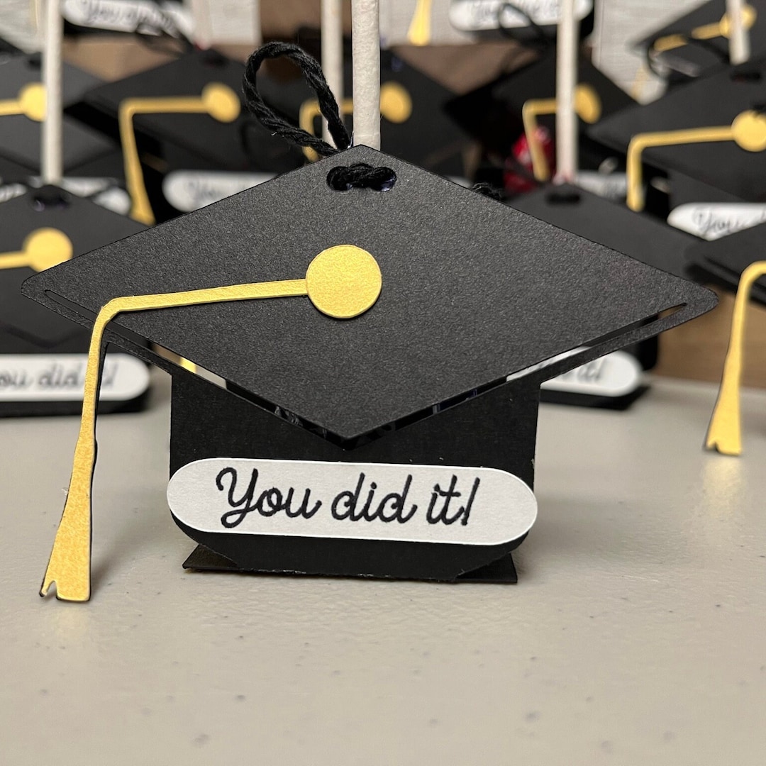 Graduation Lollipop Holders, Set of 20, Graduation Party Favors ...