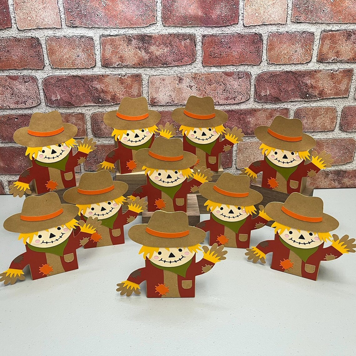 Waving Scarecrow Gable Box, Set of 10, - Etsy