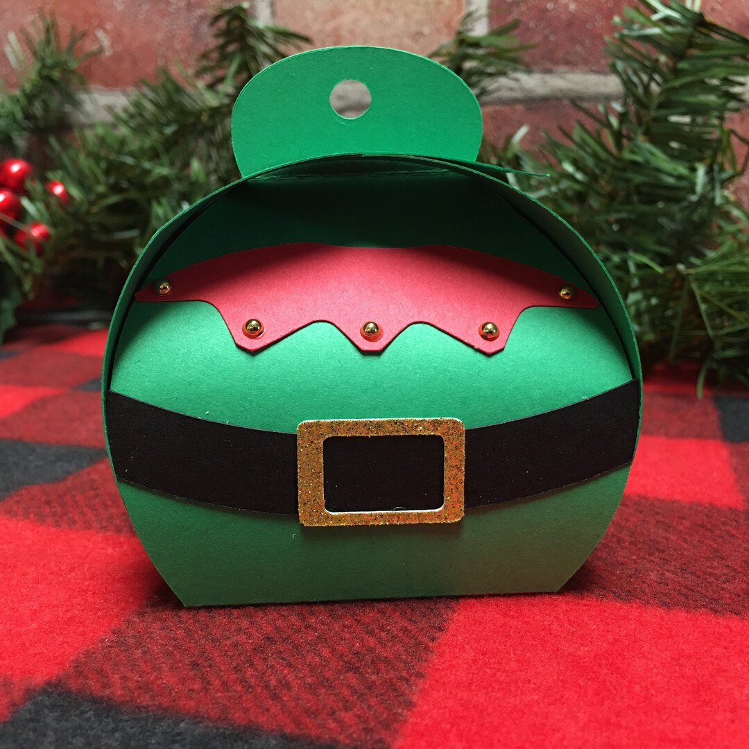 Elf Treat Boxes, Set of 10, Christmas Favor Boxes, Elf Favor Boxes, Elf ...