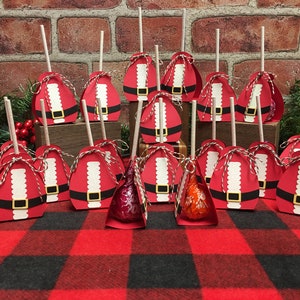 Santa Lollipop Holders: Christmas Party Favors, Set of 20 - Etsy