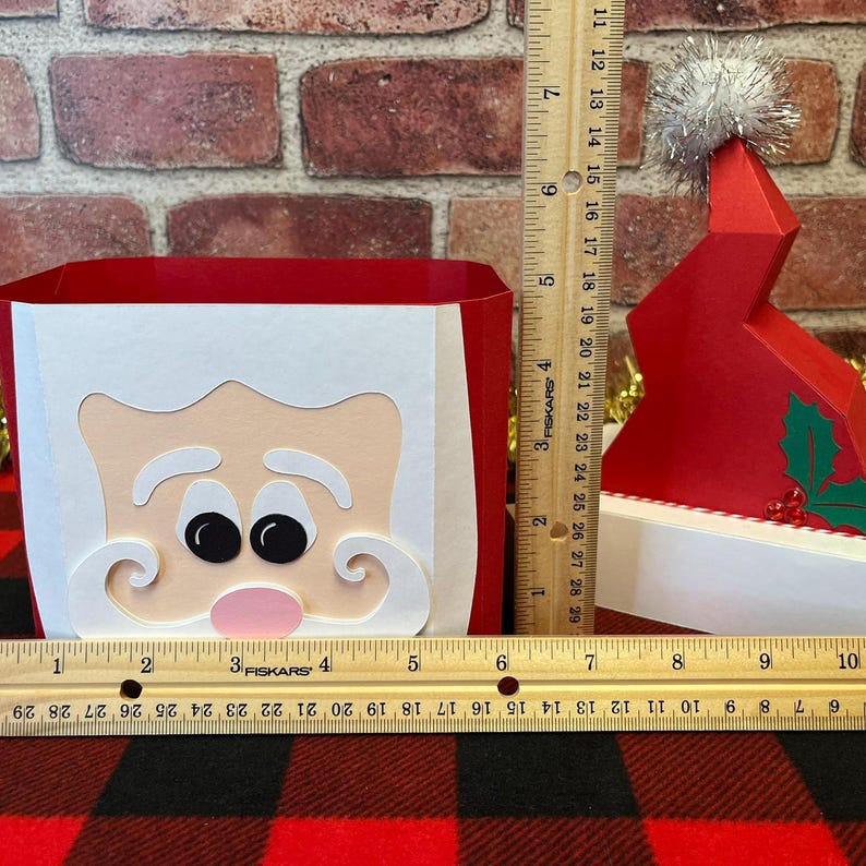 Santa Christmas Gift Box, Christmas Box, Christmas Eve Box, Christmas ...