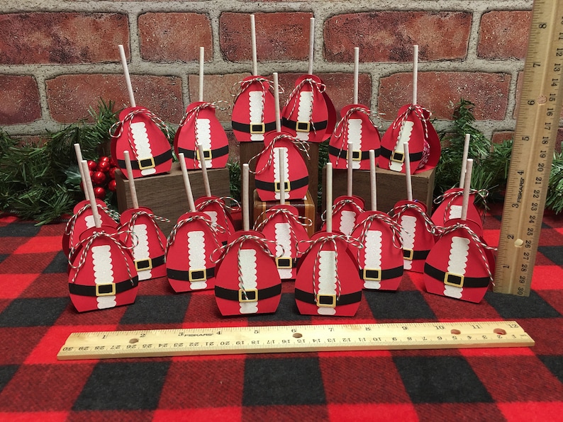 Santa Lollipop Holders: Christmas Party Favors, Set of 20 - Etsy