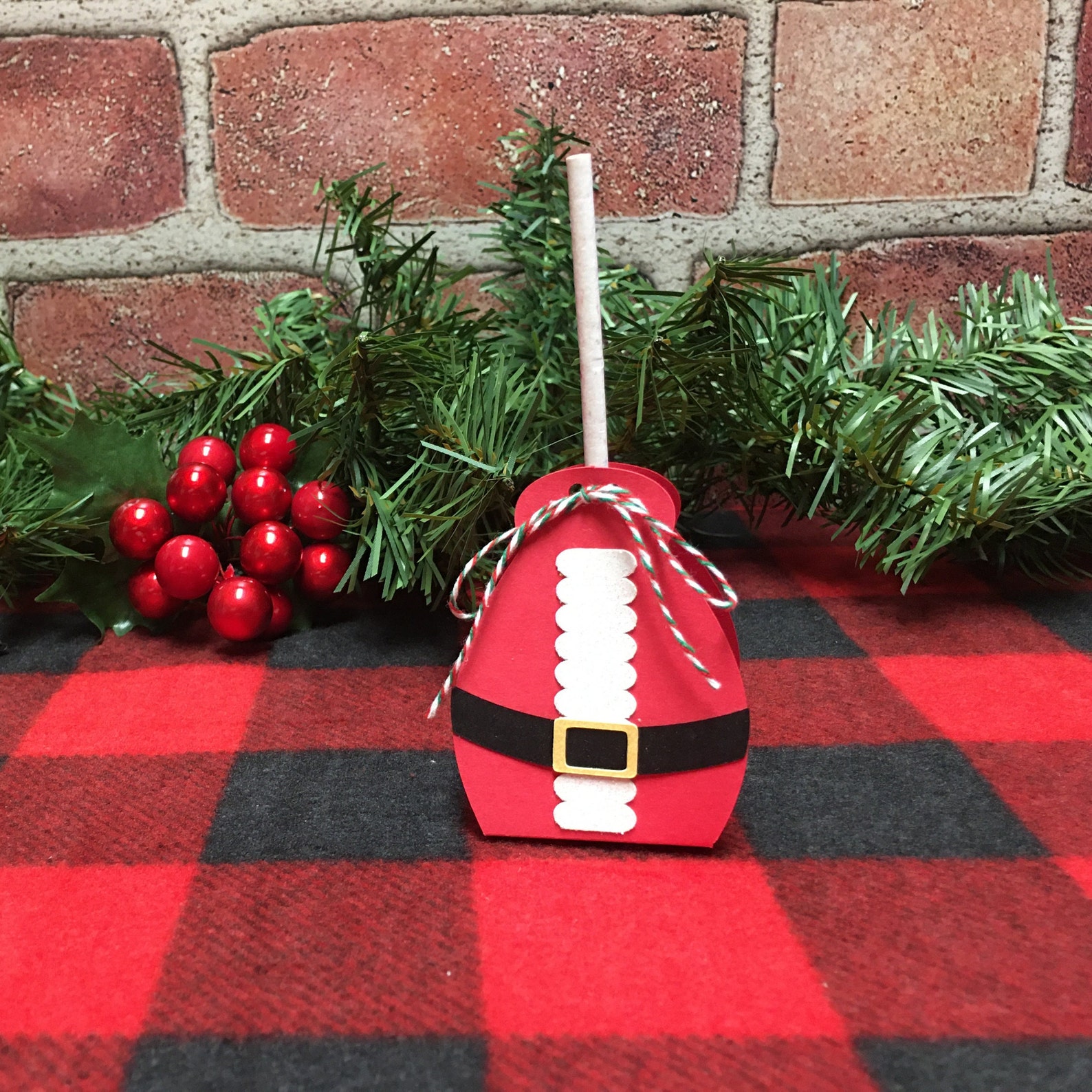 Santa Lollipop Holders: Christmas Party Favors, Set of 20 - Etsy