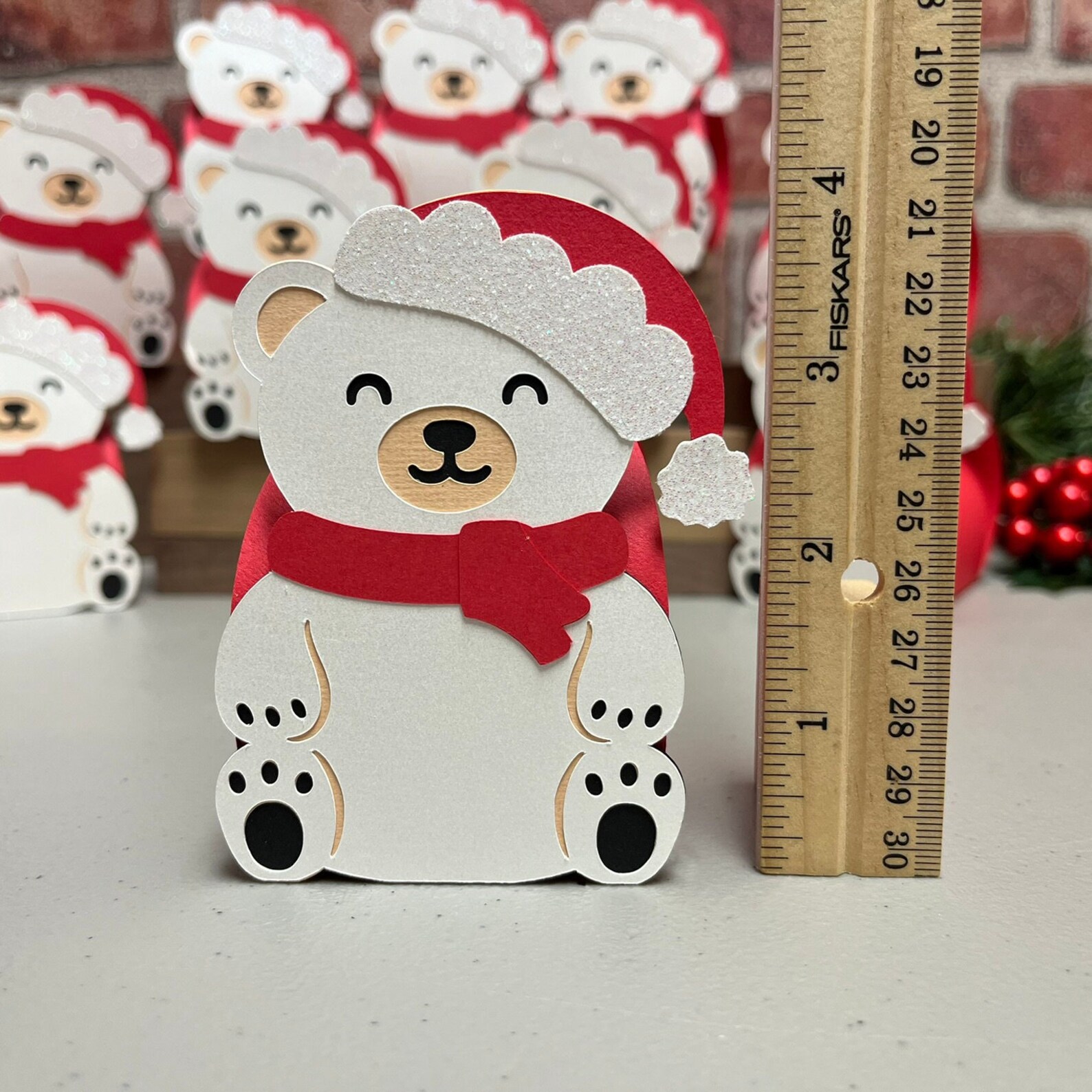 Christmas Polar Bear Treat Boxes: Holiday Party Favors, Set of 10 - Etsy