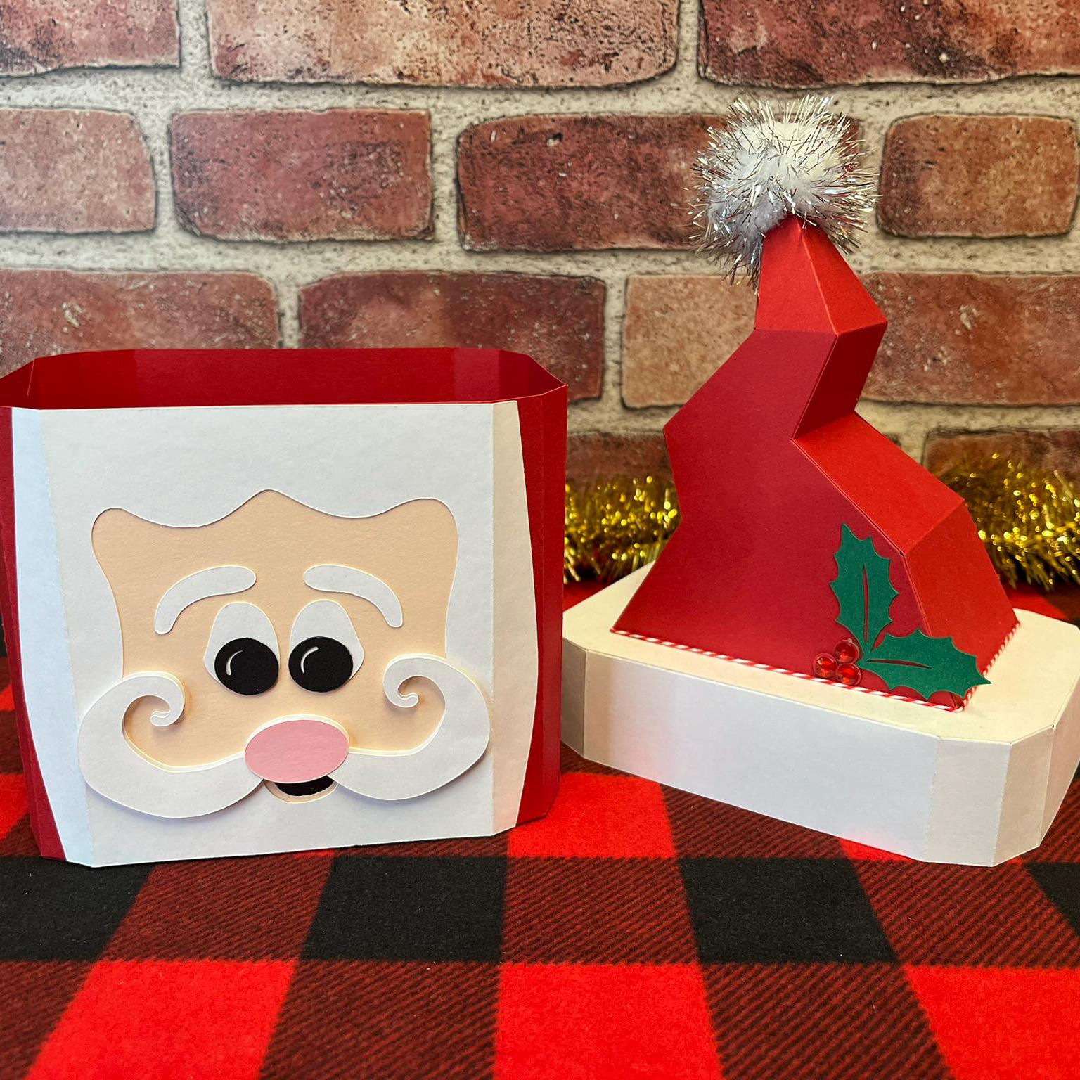 Santa Christmas Gift Box, Christmas Box, Christmas Eve Box, Christmas ...