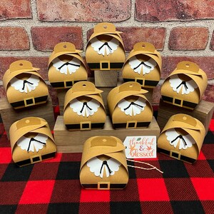 Pilgrim Treat Box: Thanksgiving Table Decor, Fall Party Favor (set of ...
