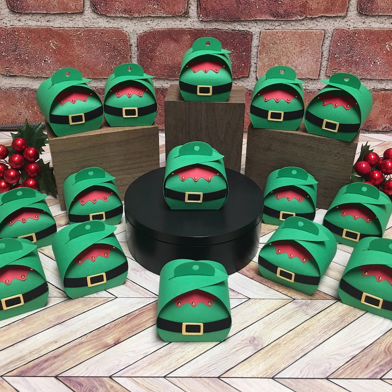 Christmas Favor Box - Etsy