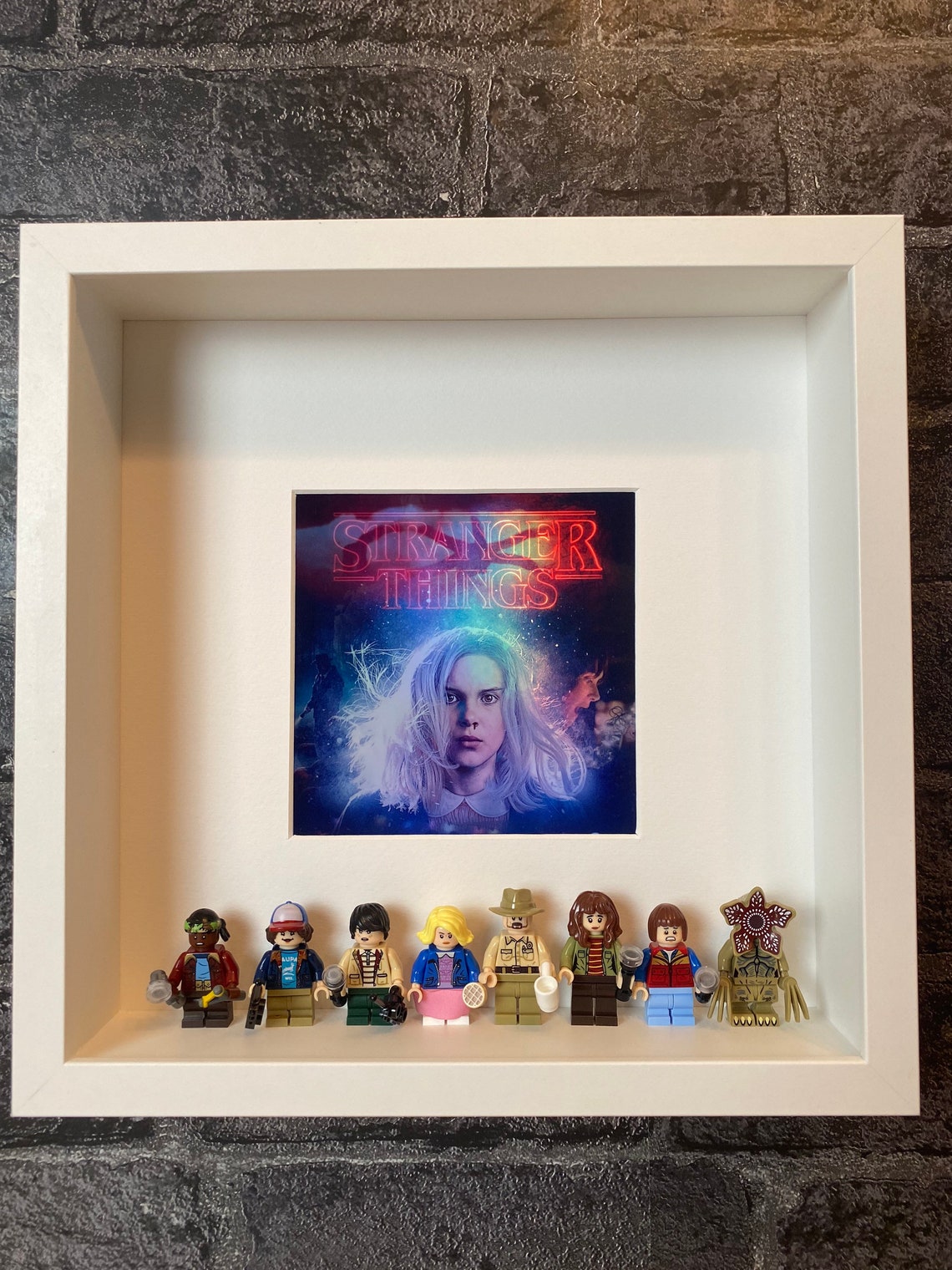 Home Decor Stranger Things Themed Artwork Picture Frame | Etsy