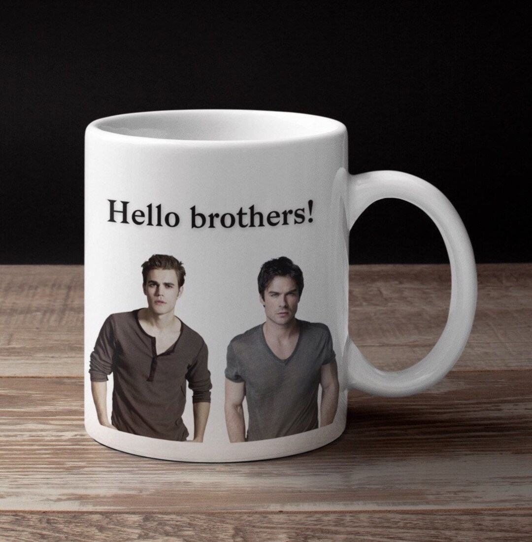 The Vampire Diaries Gift Mug Choice of designs Damon & Stefan Salvatore ...