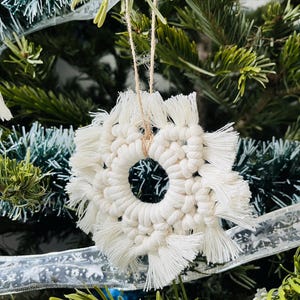 Macrame Snowflake Digital Pattern PDF | DIY Macrame Tutorial for ...