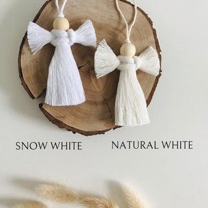 DIY Macrame 4 X Mini Angels Christmas Craft Kit | Step by Step Beginner ...