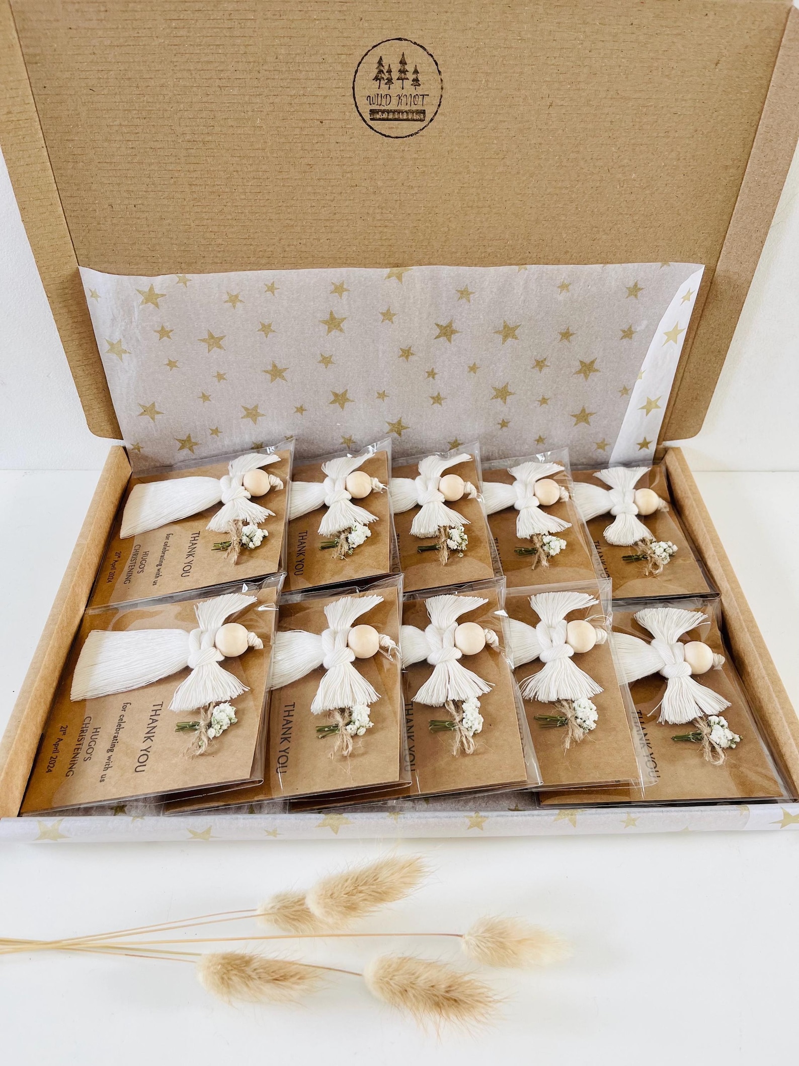 Personalised Baptism Christening Favours | Angel Keepsake Gift for ...