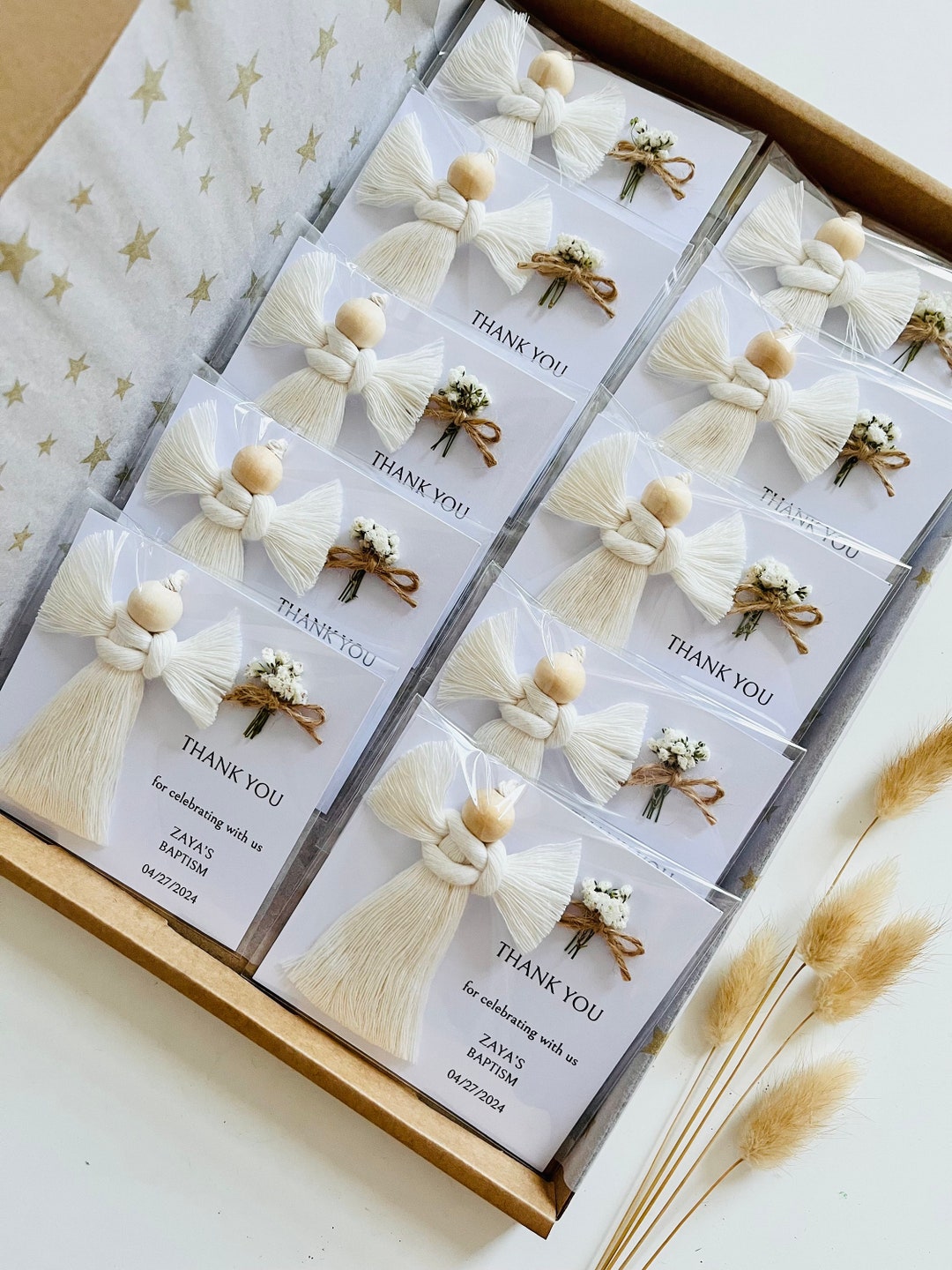 Personalised Baptism Christening Favours | Angel Keepsake Gift for ...