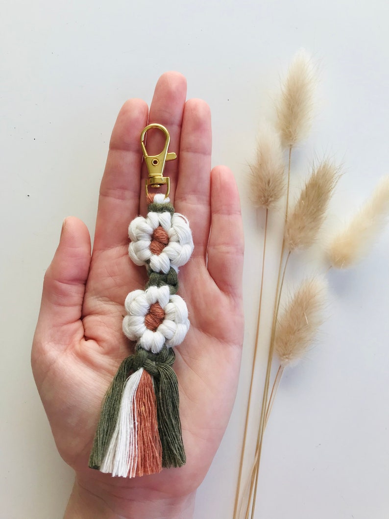 DIY Macrame Keychain PDF Pattern Macrame Key Ring PDF - Etsy