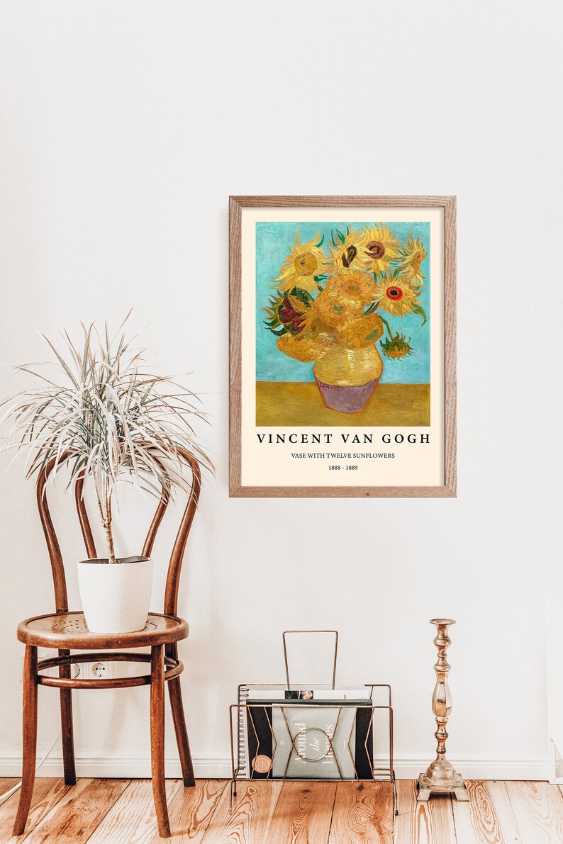 Sunflowers Vincent Van Gogh Wall Art, Sunflowers Canvas Print ...