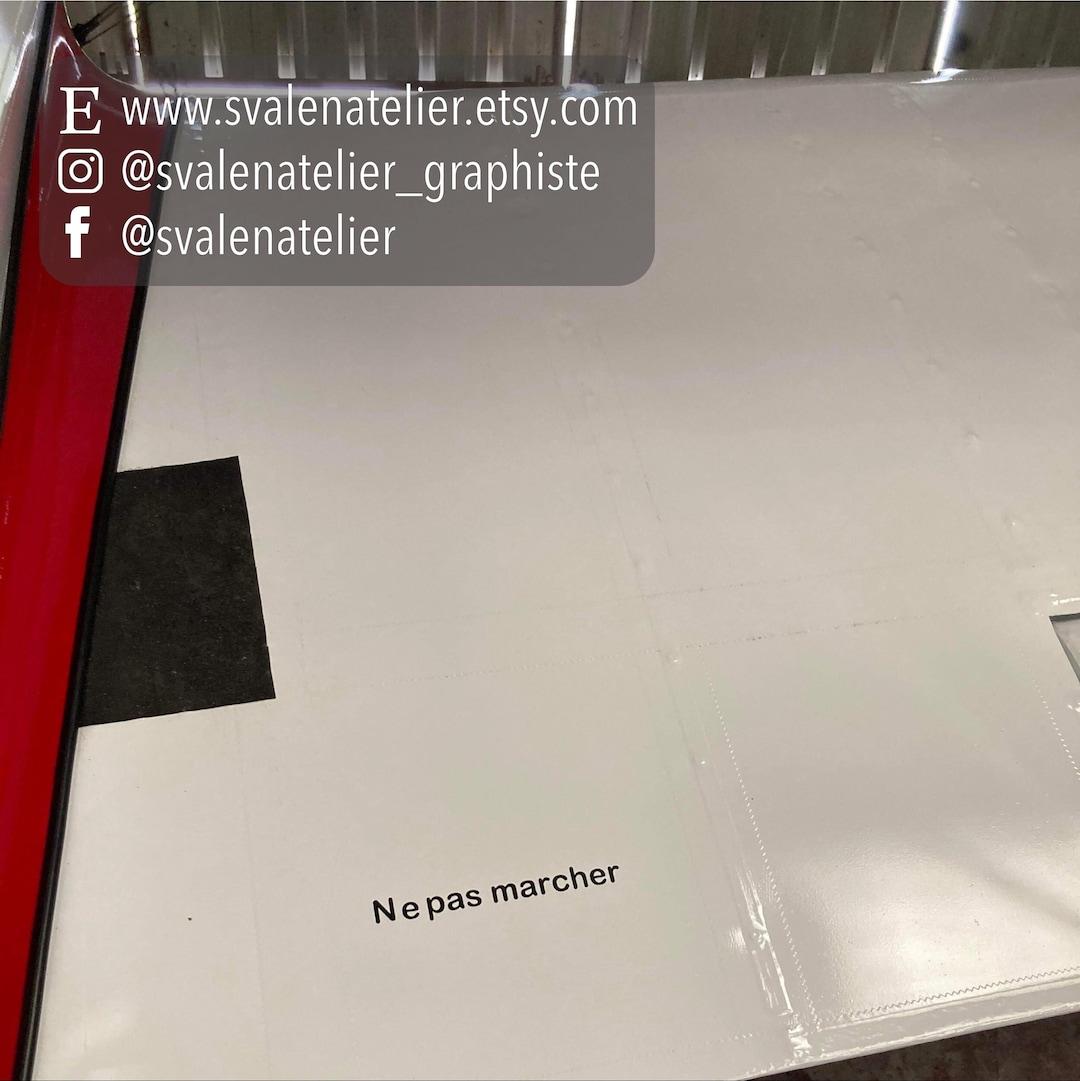 Do Not Walk Fragile Danger Sticker Warning Airplane, Car, Motorcycle ...