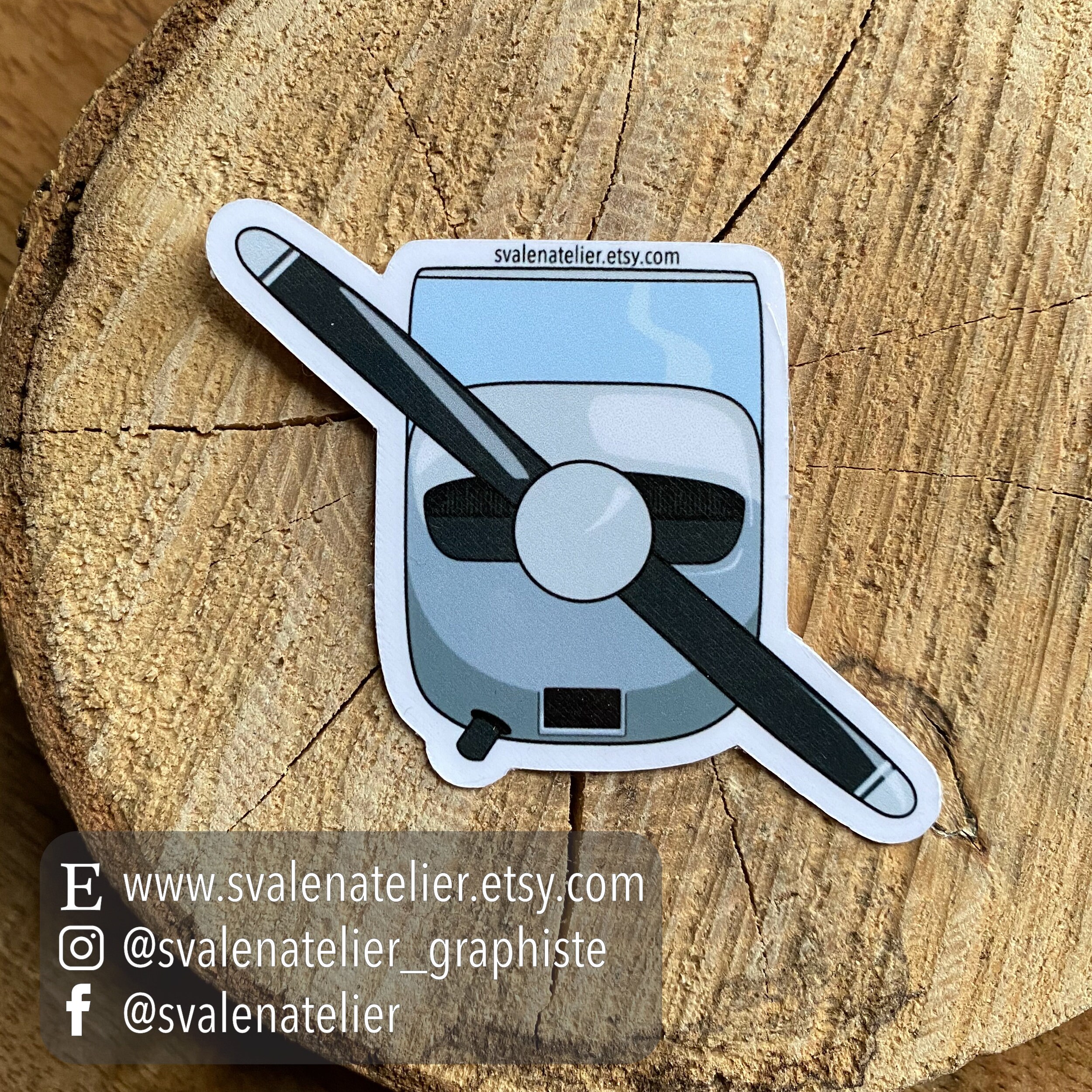 Cessna 172 Aircraft Sticker Original Aircraft Sticker Gift Pilot ...