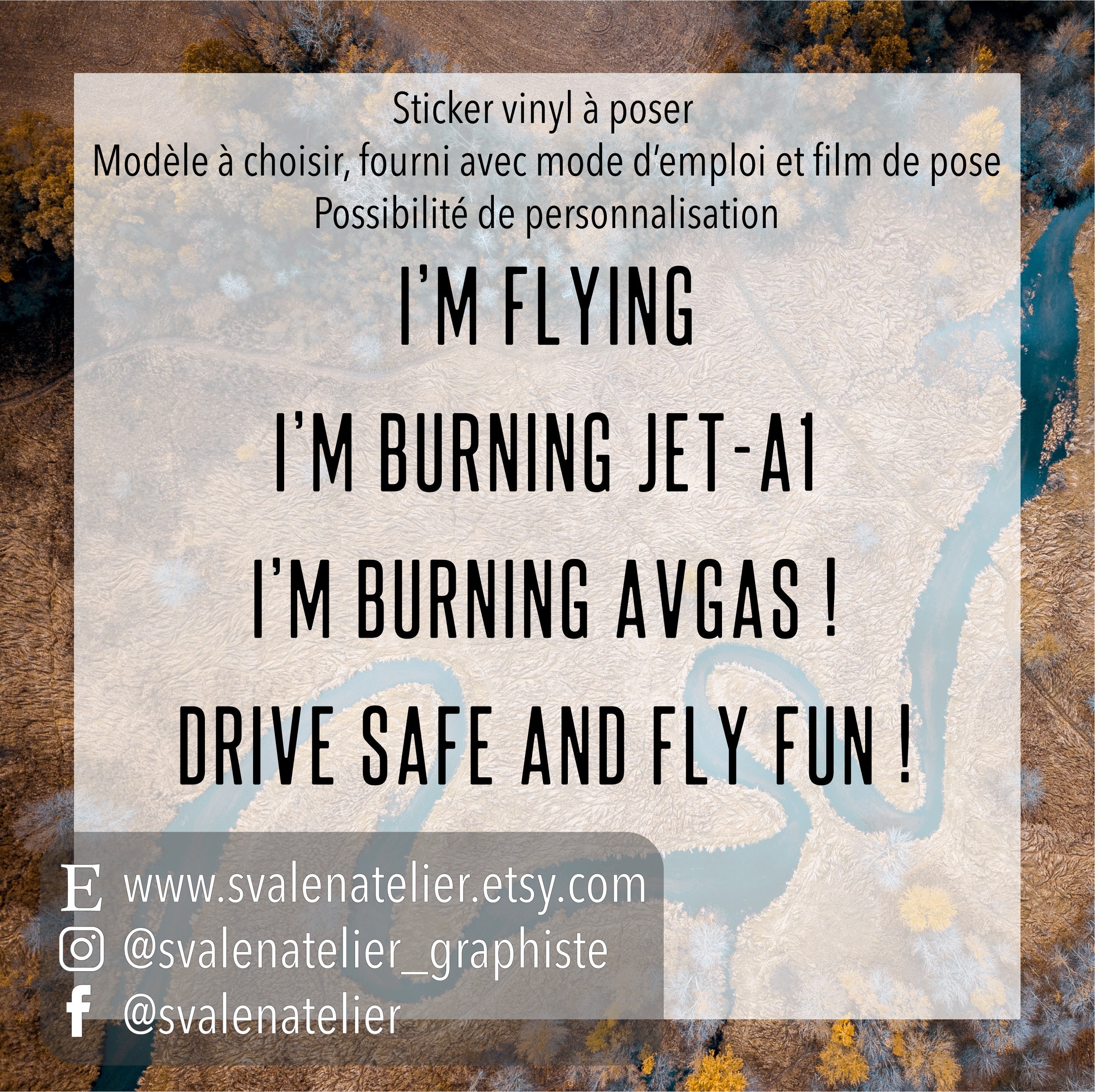 Vinyl Car Airplane Aero Aviation Slogan Phrase Pilot Gift Fan Airplane ...