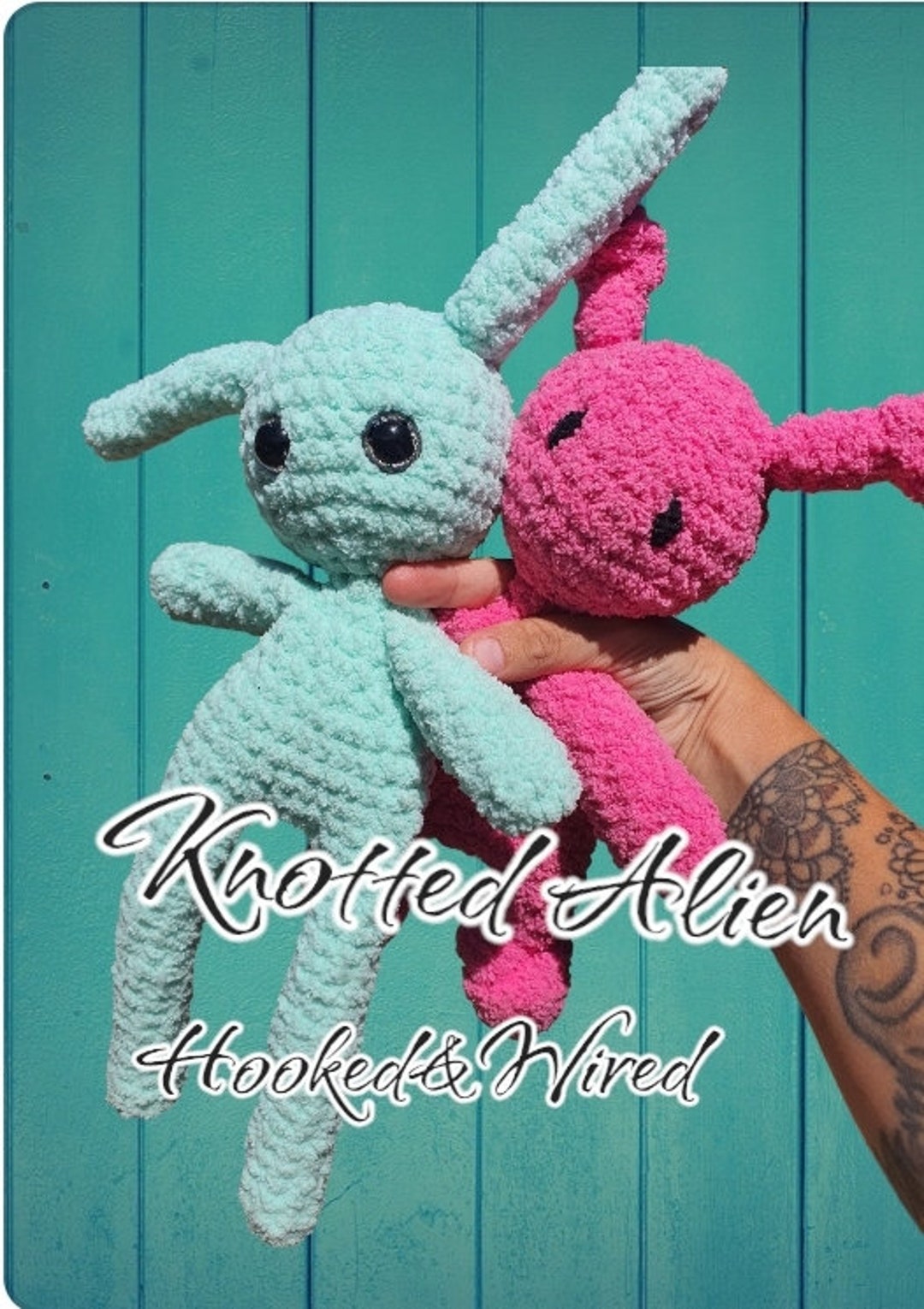 Knotted Alien, Crochet Pattern, Amigurumi Alien, Crochet Alien, No Sew ...