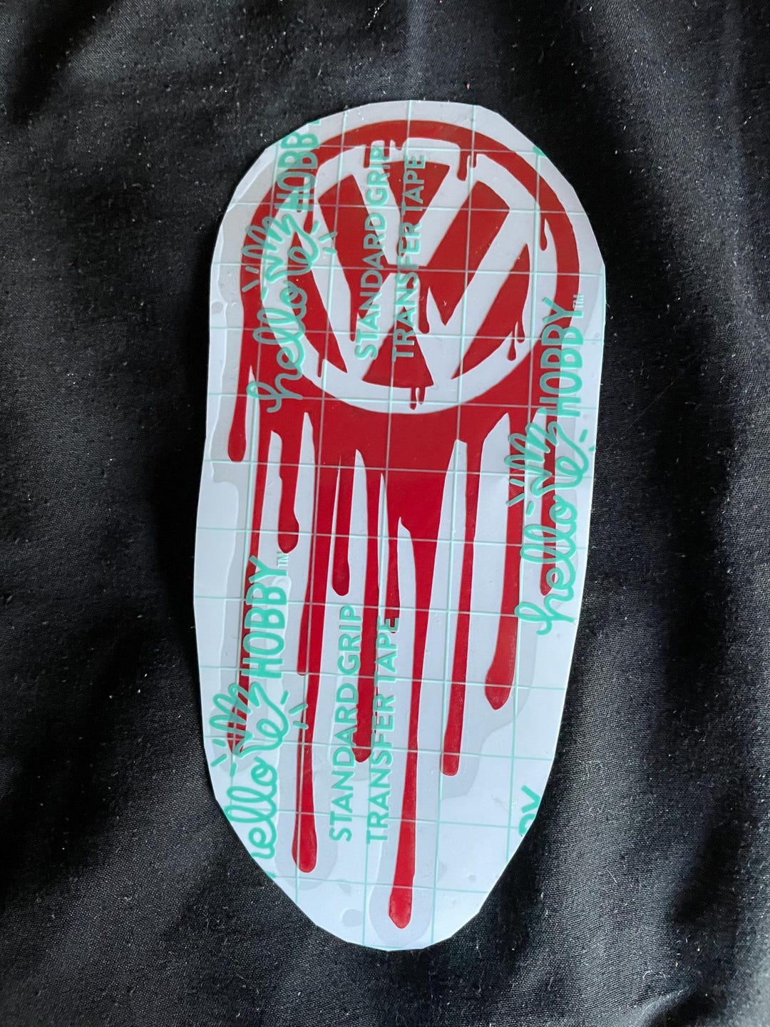Drippy VW Logo - Etsy