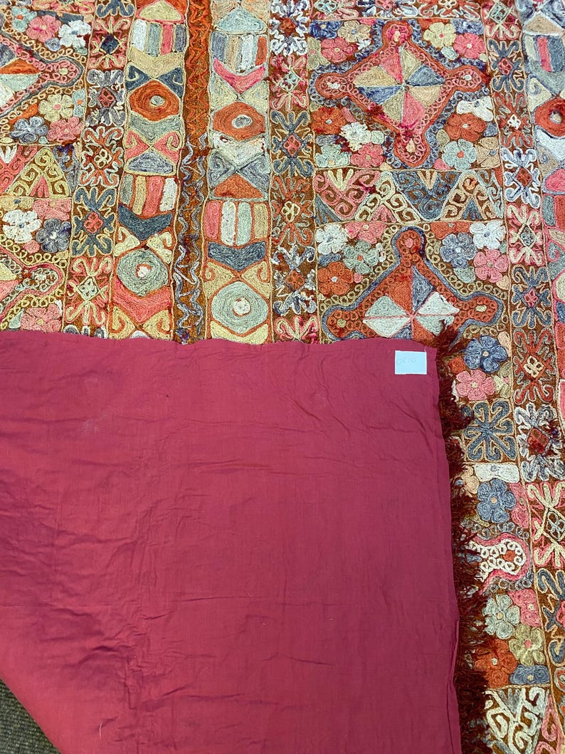 Antique Arabi Iraqi Marsh Wedding Blanket Kilim Embroidered Rug - Etsy