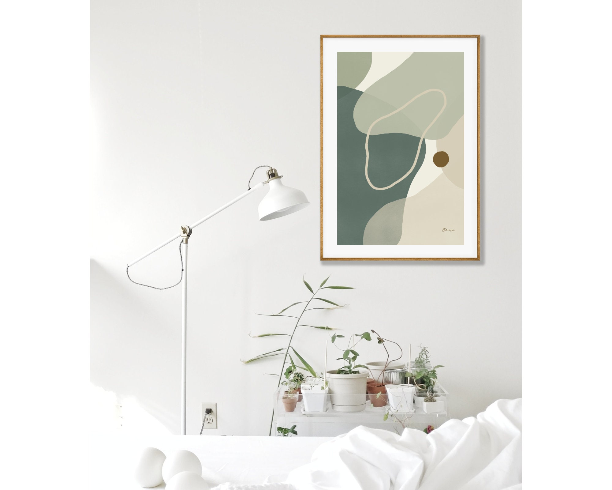 Organic Shapes Poster large Printable Digital Download Abstract Modern ...