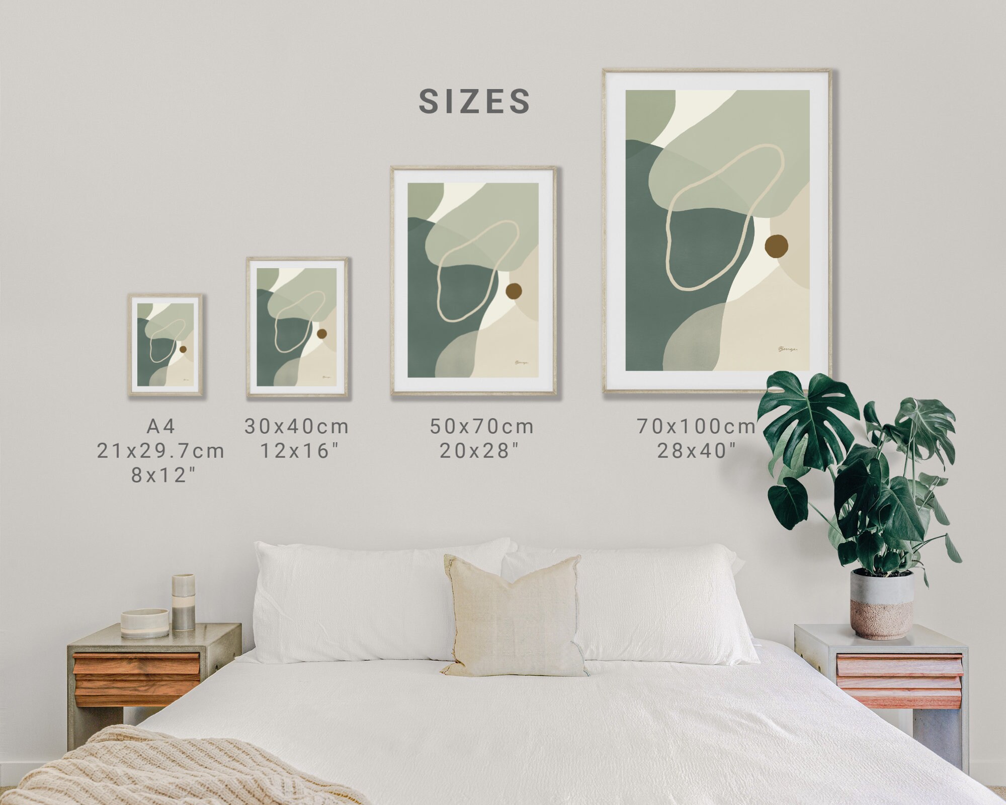 Organic Shapes Poster large Printable Digital Download - Etsy