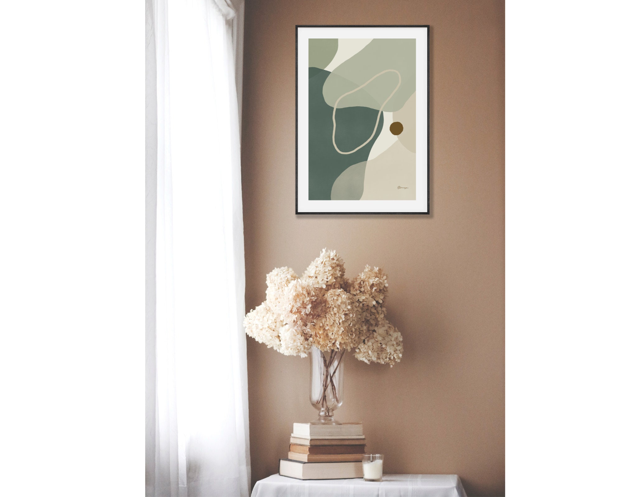 Organic Shapes Poster large Printable Digital Download Abstract Modern ...