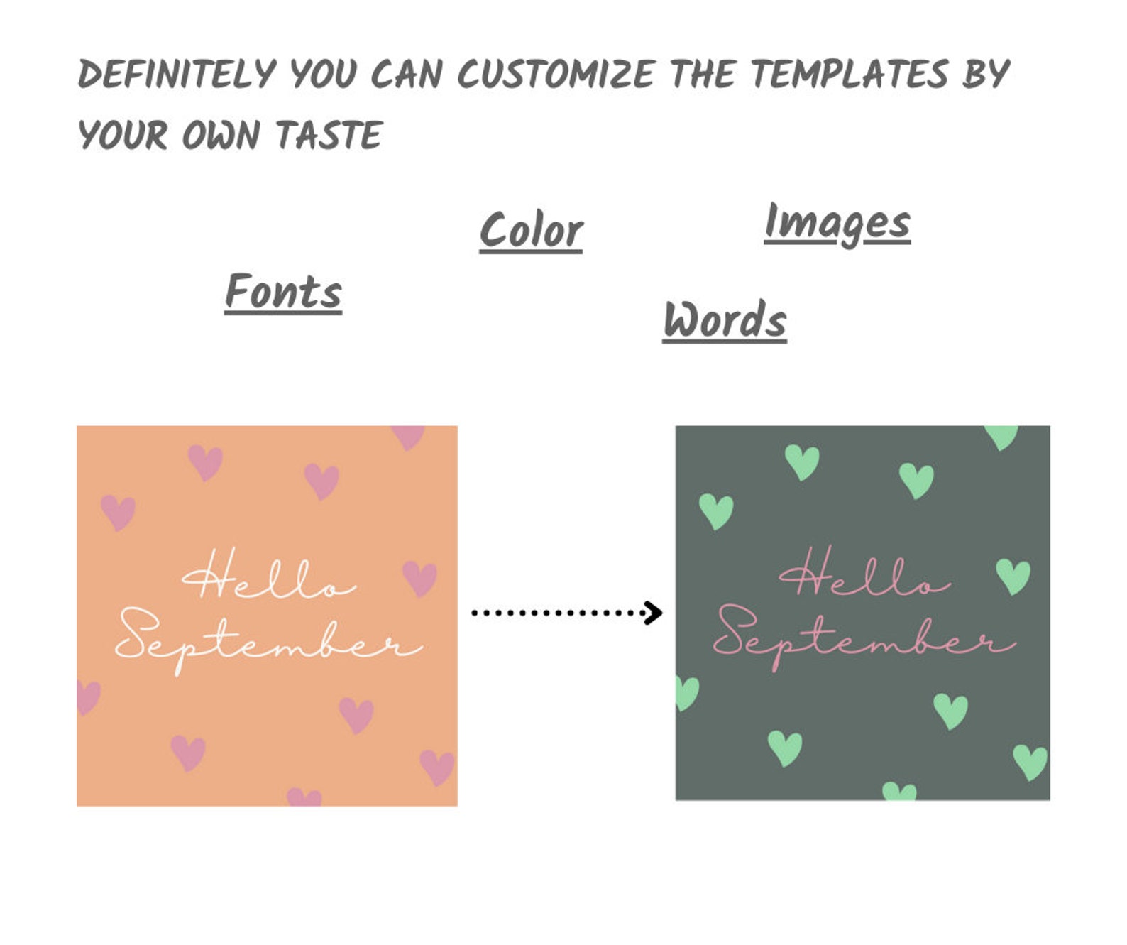 Cute Instagram Post Templates Canvaquotes for - Etsy