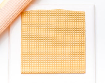 Long Skinny Rectangle With Diagonal Embossed Lines Set of 2 - Etsy