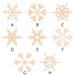 Snowflake Stamps - Etsy