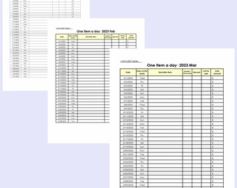 365 Day Checklist - Etsy