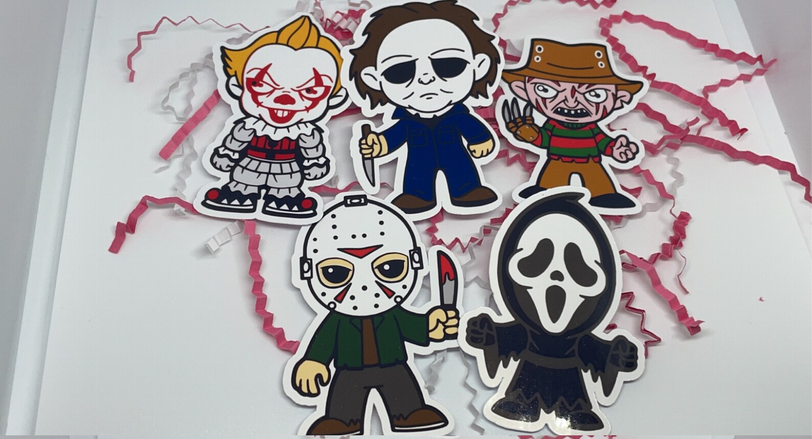Horror Killer Decals Spooky Character Stickers Halloween - Etsy