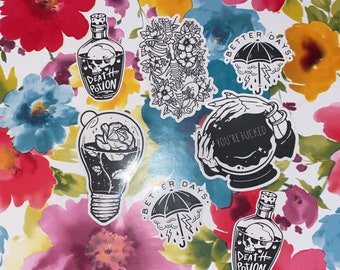 Dark Humor Stickers - Etsy