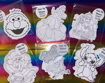 Color Your Own Stickers - Etsy