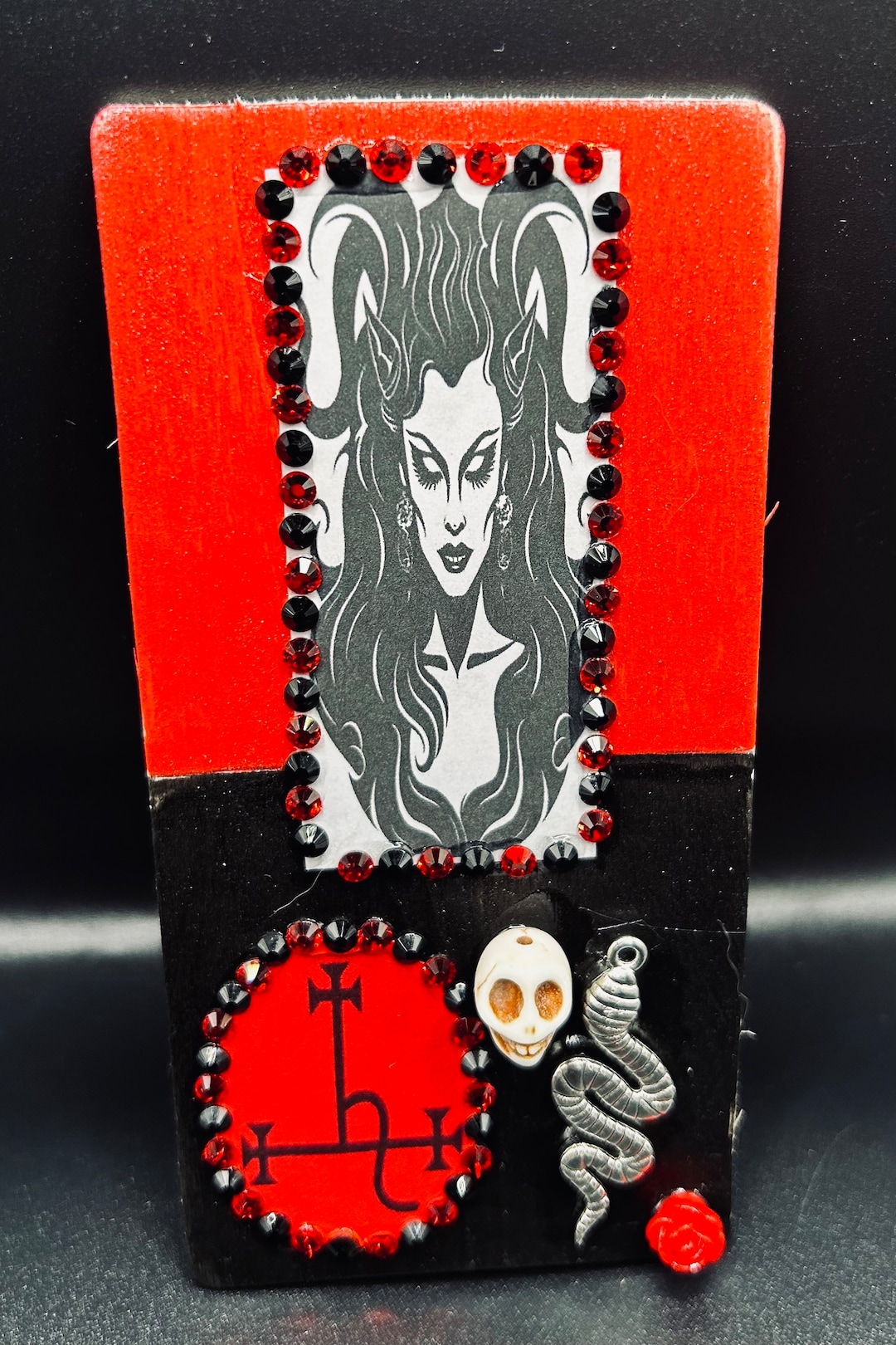 Lilith Altar Piece, Lilith, Queen of All Demons, Demoness, Goddess of ...