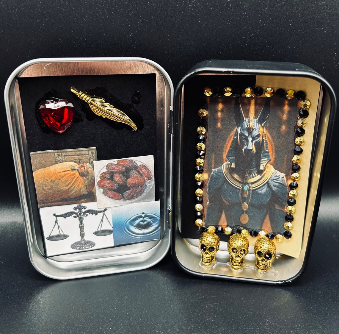 Anubis Mini Altar, Anubis, Ancient Egypt, God of Death, Embalming ...