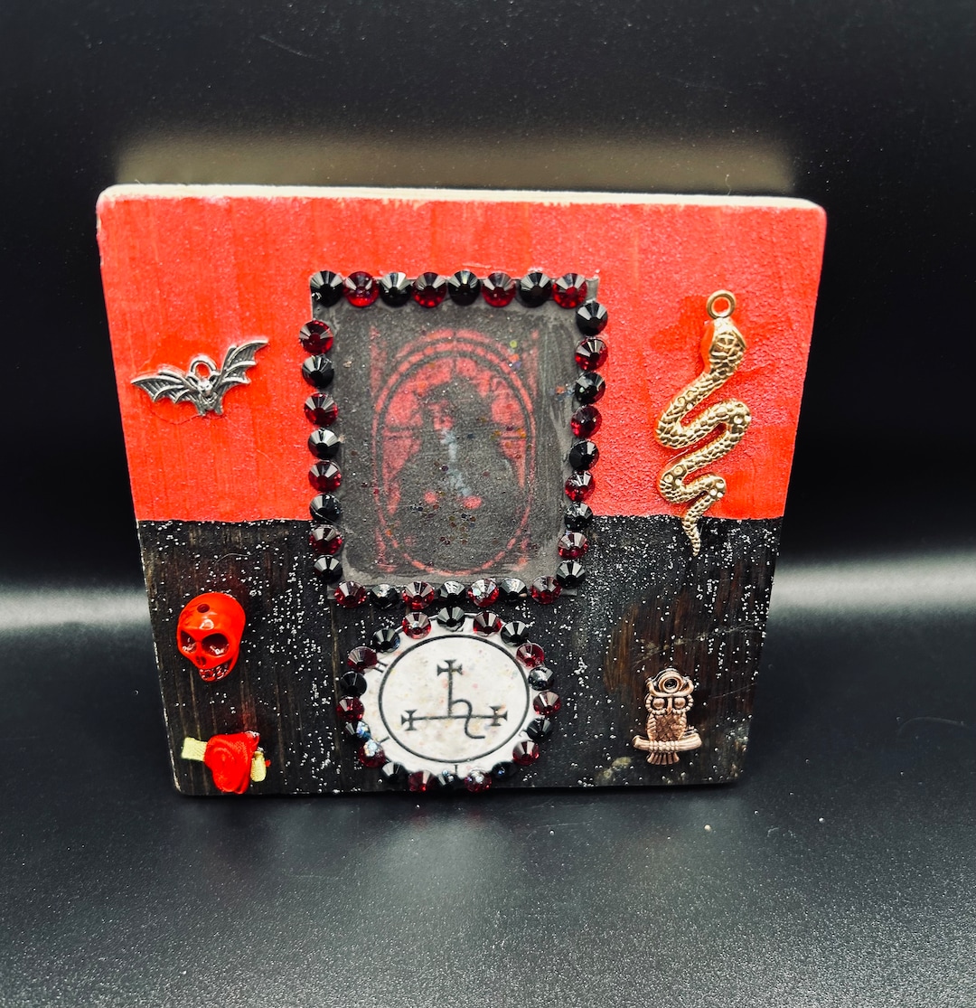 Lilith Altar Piece, Lilith, Queen of All Demons, Demoness, Goddess of ...