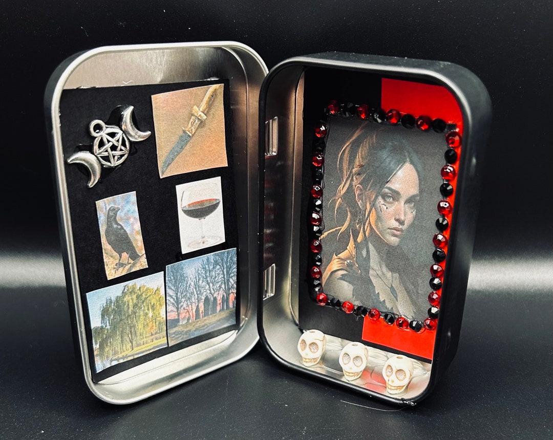 The Morrigan Mini Altar, Altar, Shrine, Celtic Goddess of Death ...