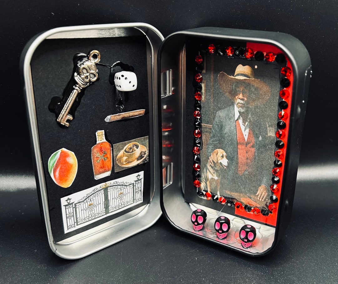 Papa Legba Mini Altar, Papa Legba Altar Piece, Papa Legba Shrine, Papa ...