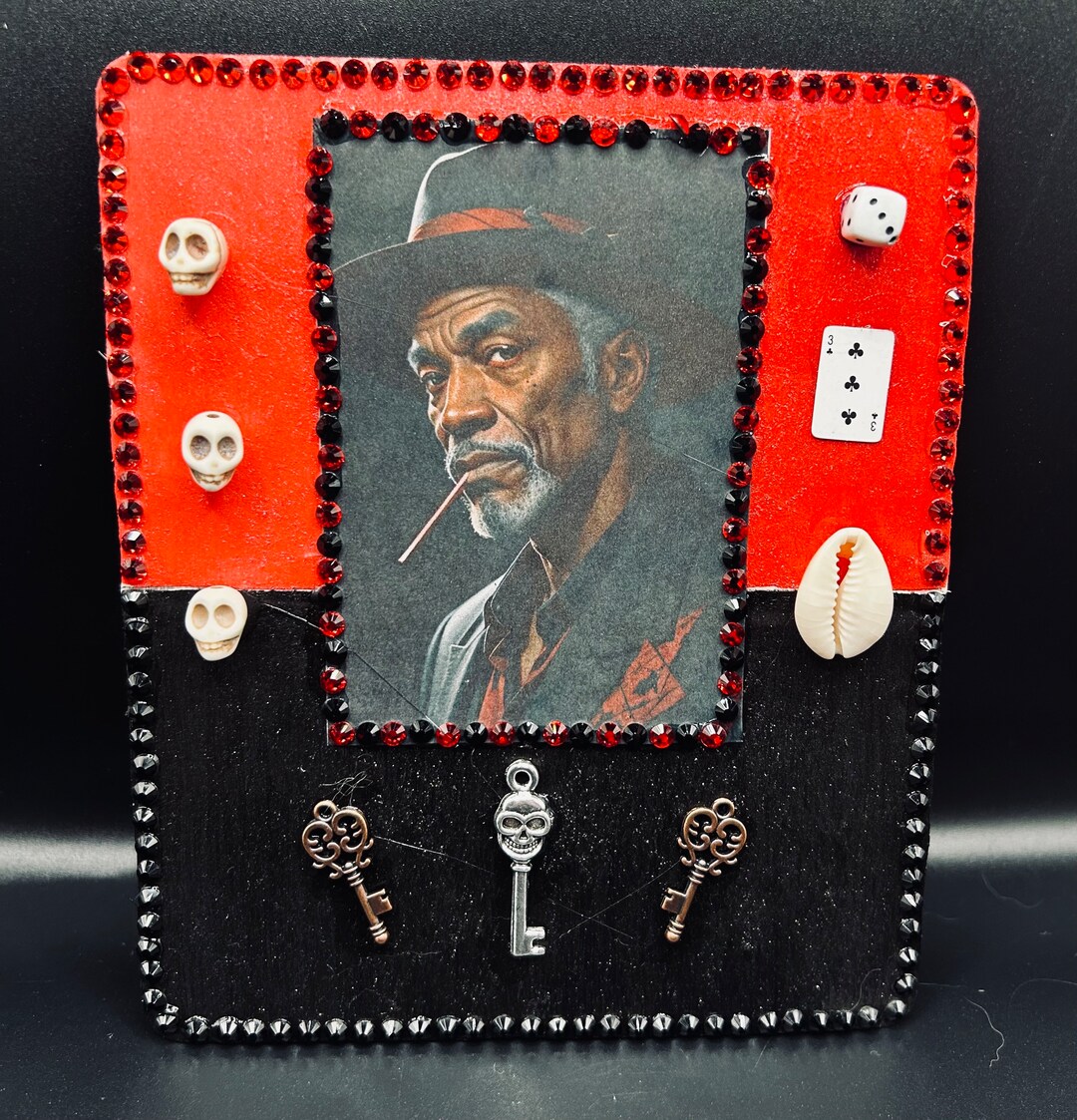 Papa Legba Altar Piece, Papa Legba Altar Piece, Papa Legba Shrine, Papa ...