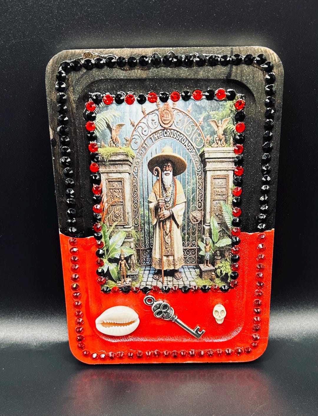 Papa Legba Altar Piece, Papa Legba Altar Piece, Papa Legba Shrine, Papa ...