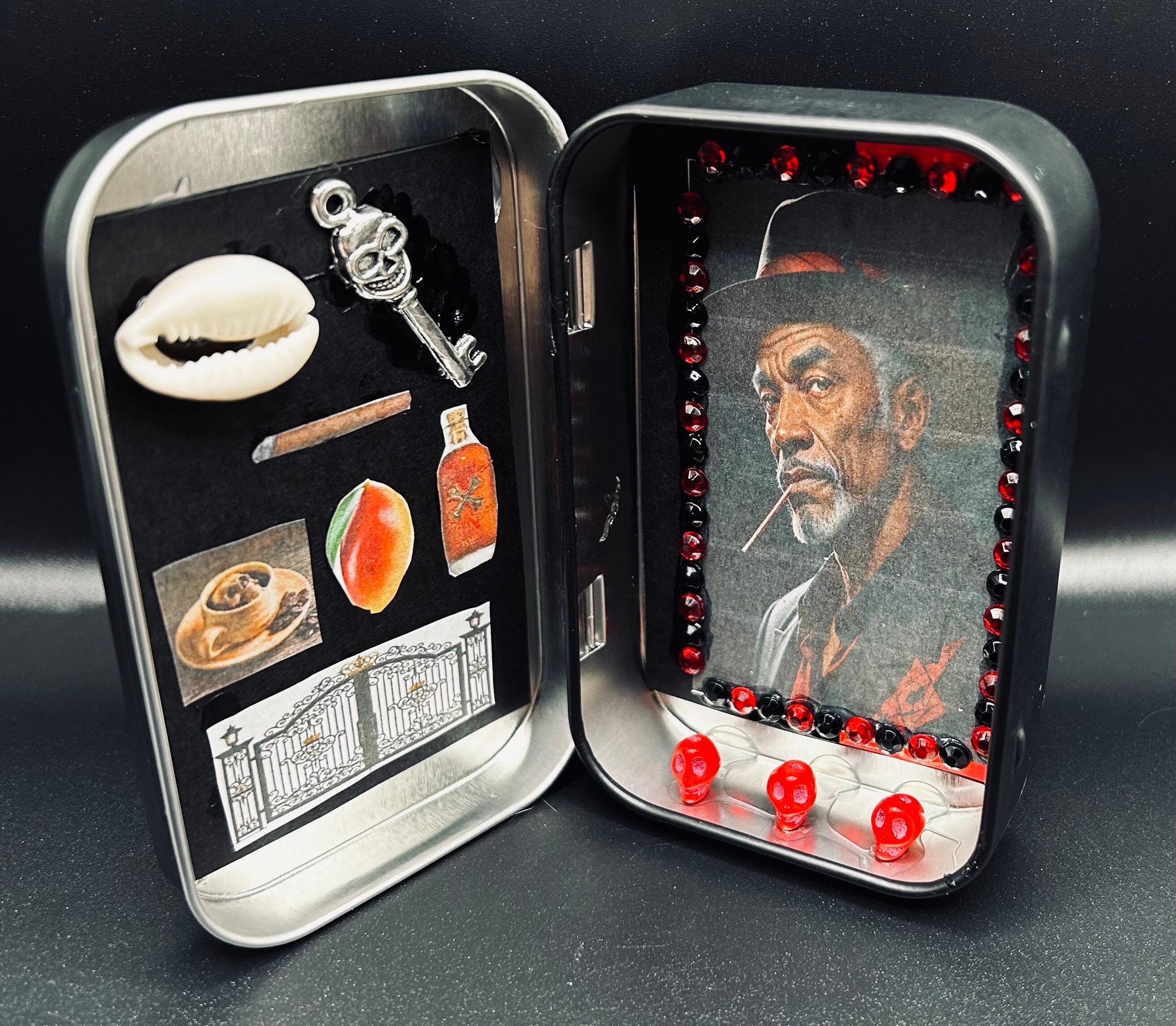 Papa Legba Mini Altar, Papa Legba Altar Piece, Papa Legba Shrine, Papa ...