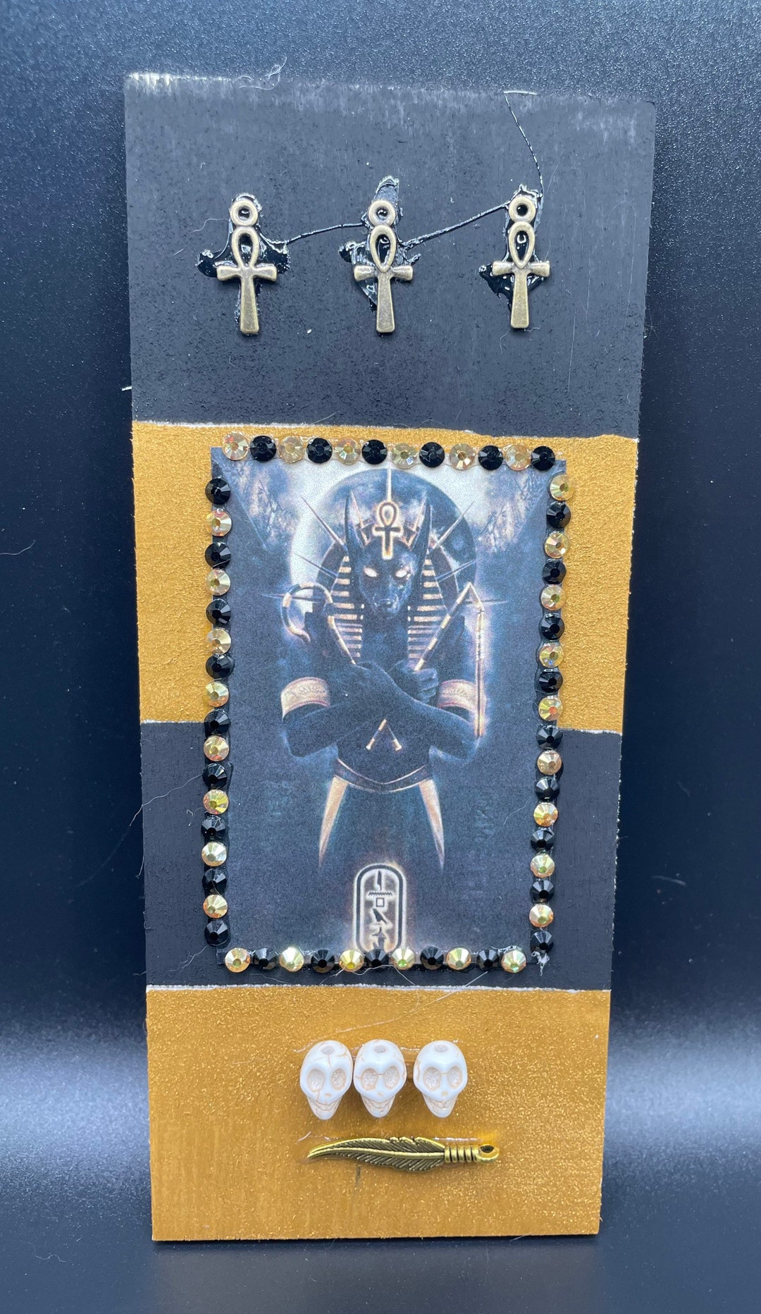 Anubis Altar Piece Anubis Ancient Egypt God of Death - Etsy