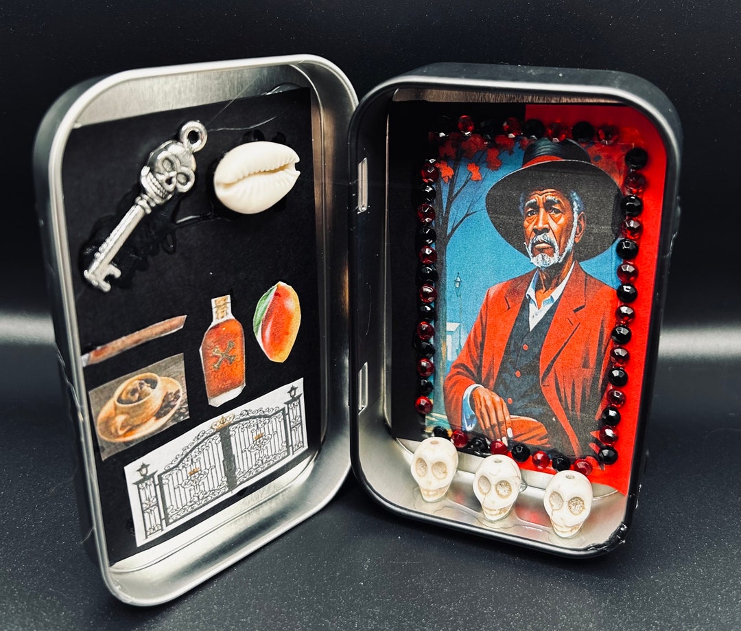 Papa Legba Mini Altar, Papa Legba Altar Piece, Papa Legba Shrine, Papa ...