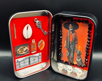 Papa Legba Mini Altar, Papa Legba Altar Piece, Papa Legba Shrine, Papa ...