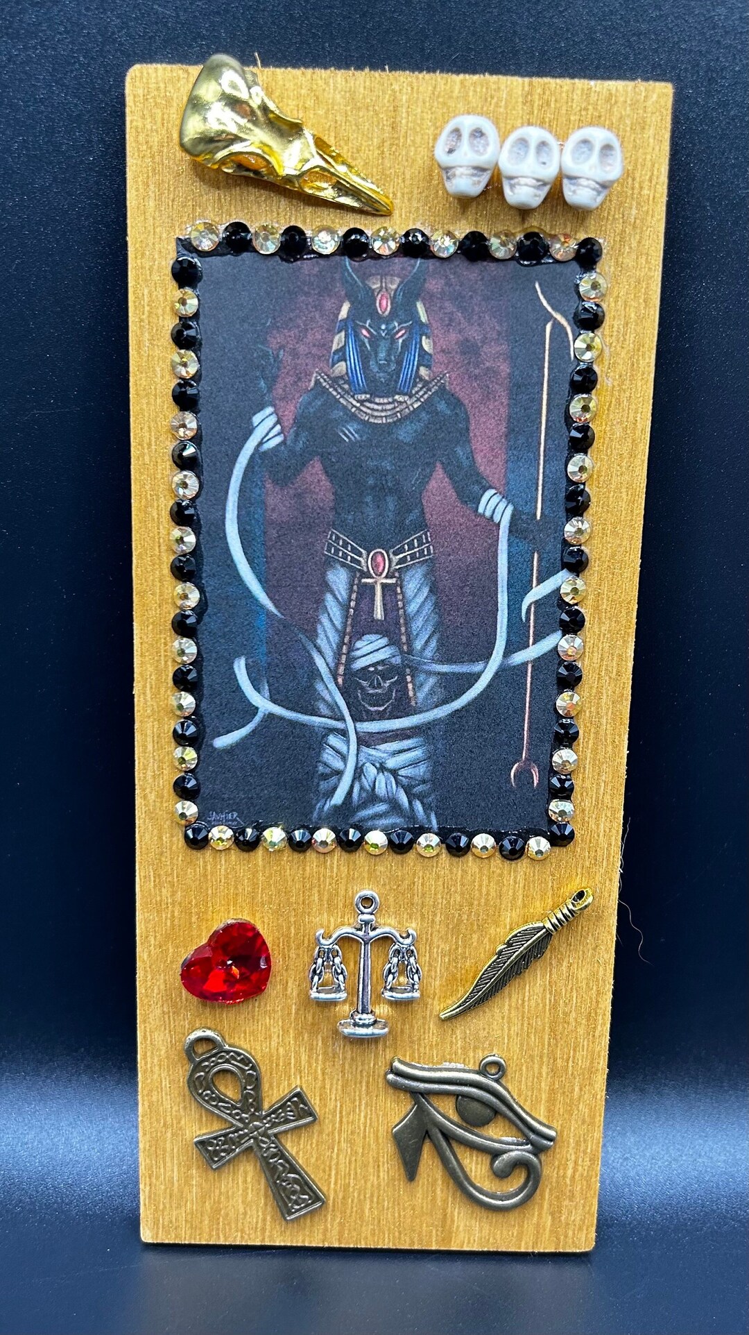 Anubis Altar Piece Anubis Ancient Egypt God of Death - Etsy Canada